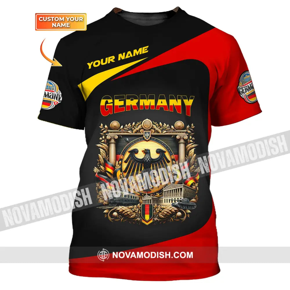 Unisex Shirt, Custom Name Germany T-Shirt, German Shirt, German Love G