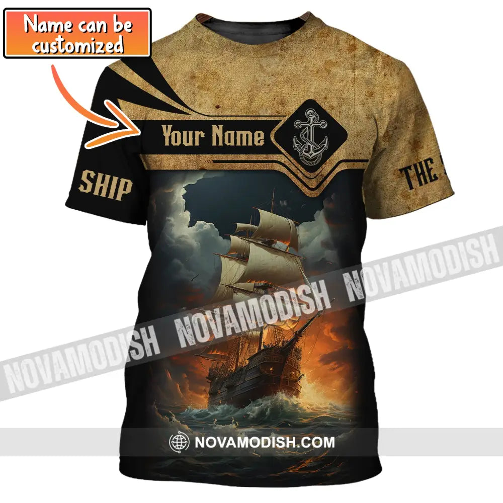 Unisex Shirt, Custom Name The Ship Shirt, The Ship 3D Hoodie Polo Shir